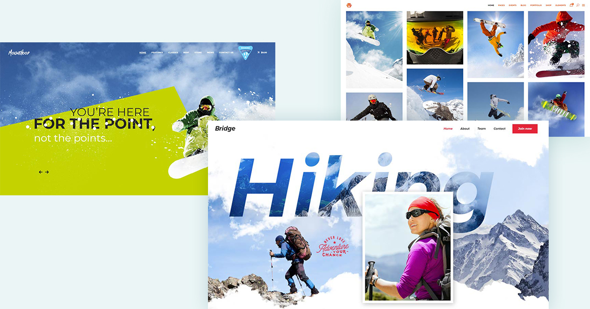 The Best 10 Winter WordPress Themes for All Snow Activities - WP Content