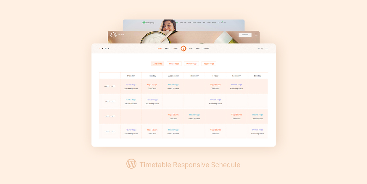 A Guide to Timetable Responsive Schedule for WordPress - Qode Interactive - WP Content