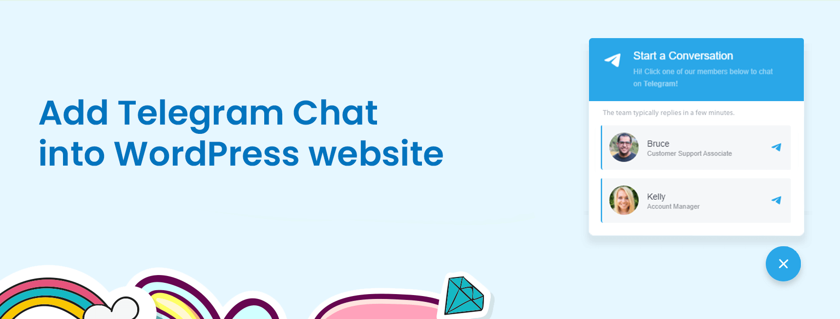 How to add Telegram Chat into your WordPress website - WP Content