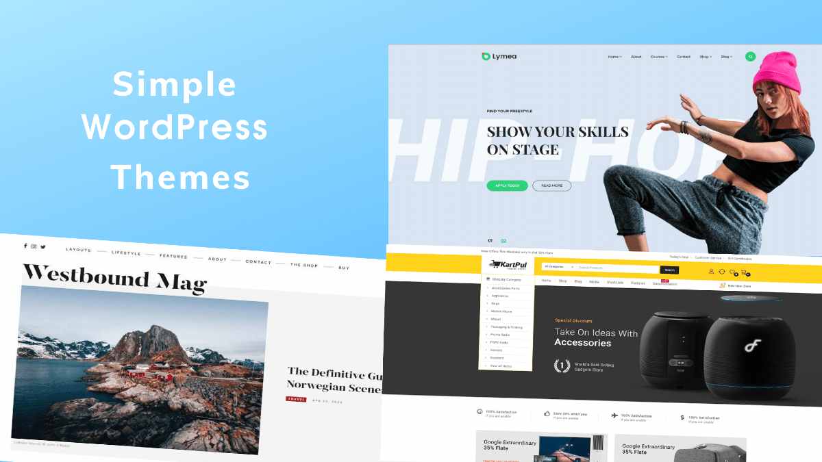 21+ Attractive & Simple WordPress Themes to Get Your Site Noticed in 2021 - WP Content