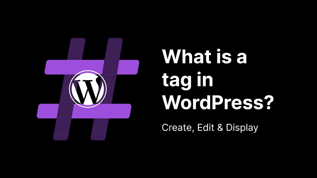 What is a tag in WordPress? - WP Content