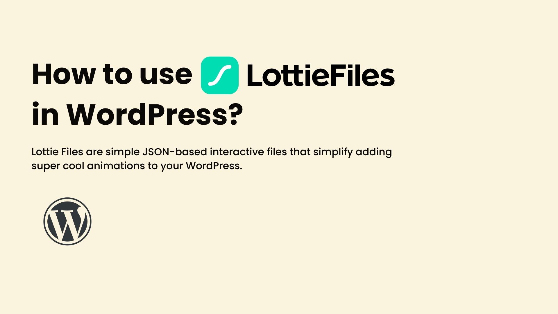How To Use Lottie In WordPress SelectWP WP Content How To Use Lottie In WordPress SelectWP WP Content
