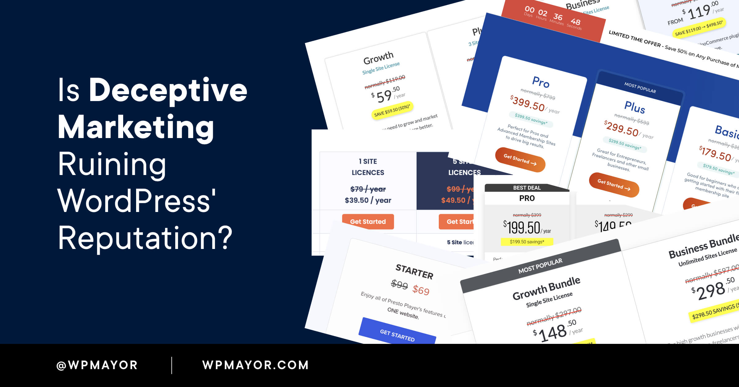 Is Deceptive Marketing Ruining WordPress' Reputation? - WP Content