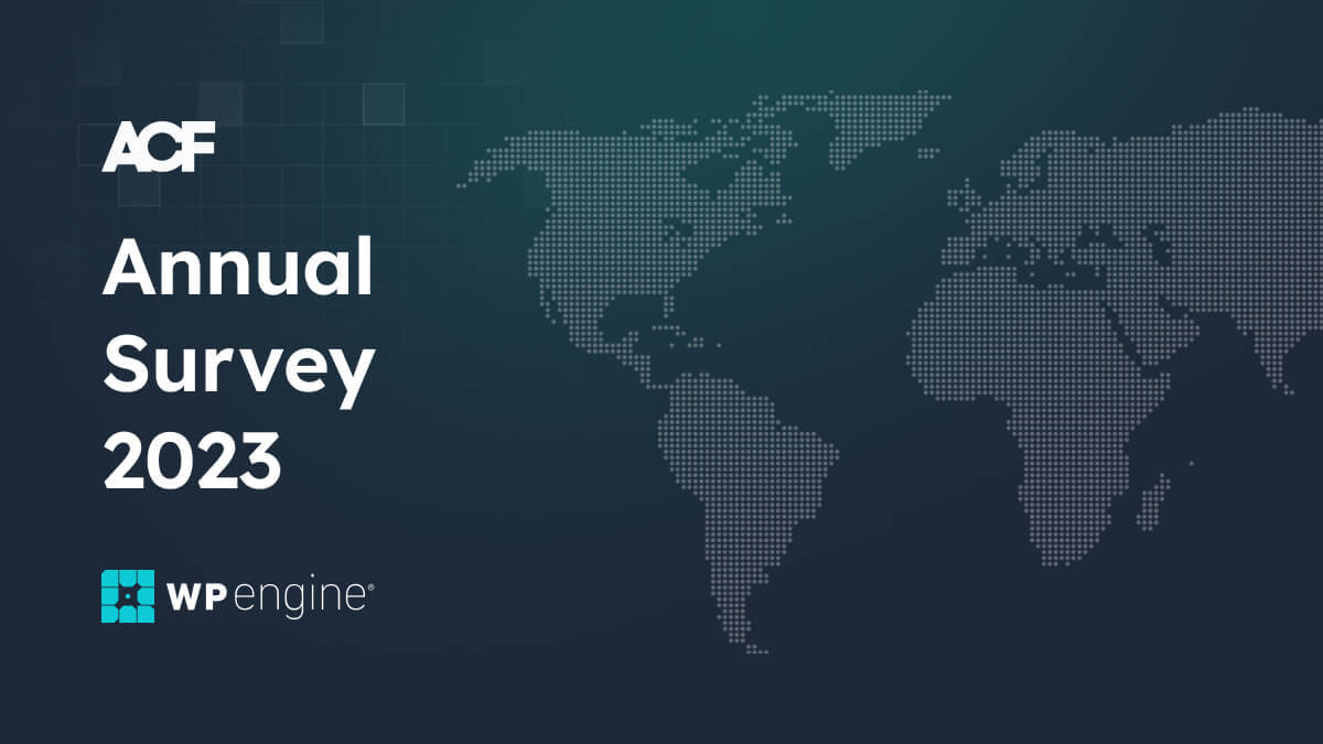 ACF Annual Survey 2023 - Results - WP Content