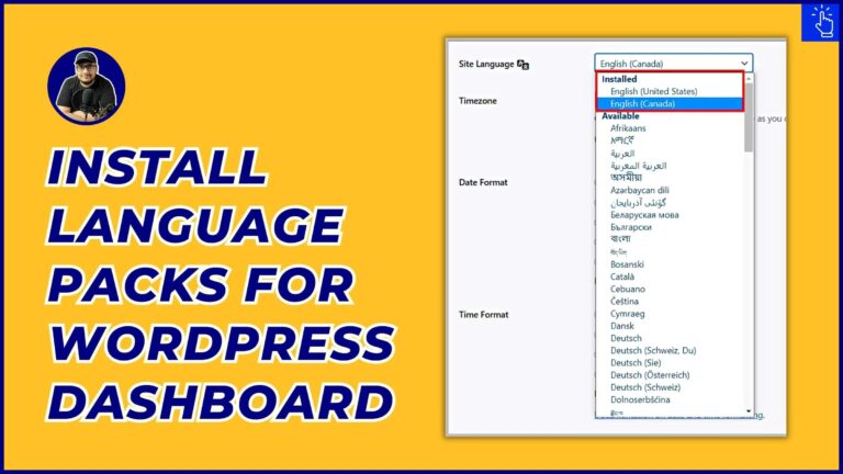 How to Install OTHER LANGUAGE Packs For WordPress Dashboard - WP Content How to Install OTHER LANGUAGE Packs For WordPress Dashboard - WP Content