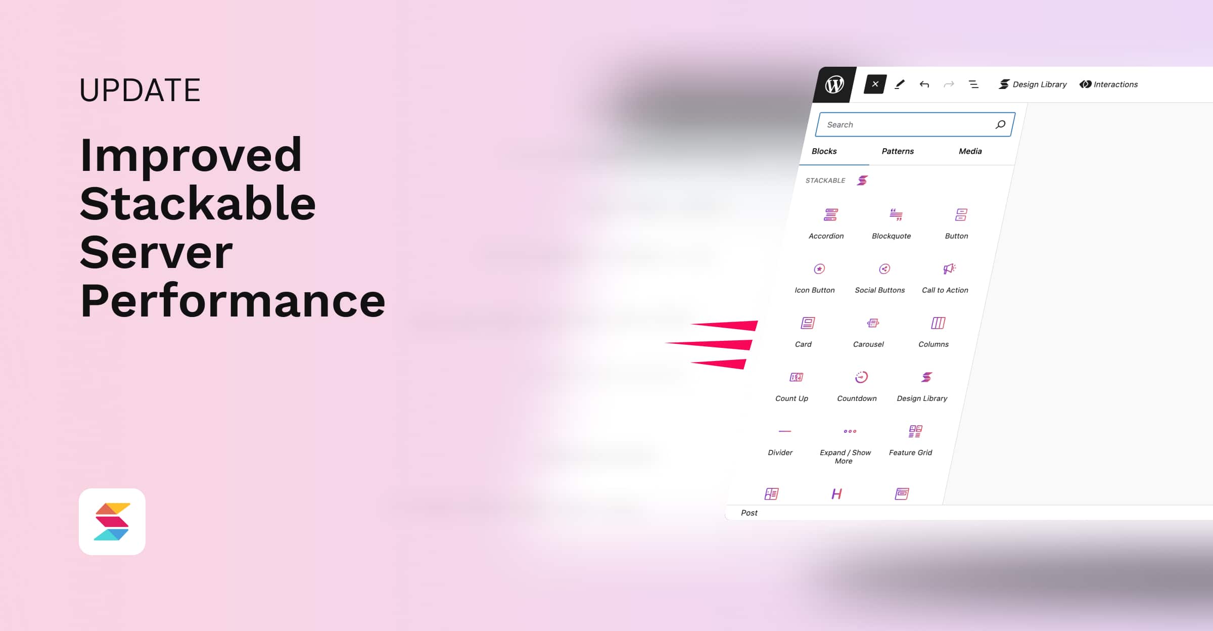 Improved Stackable Server Performance - Stackable - WP Content